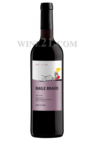 [레드] 바일리 브라보 스위트 레드(Baile Bravo Sweet Red) - 와인21닷컴